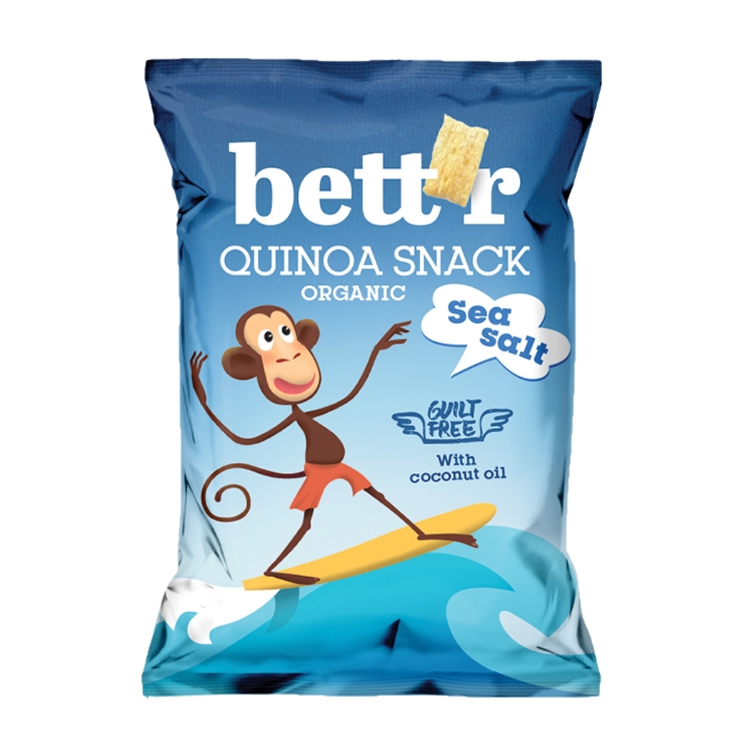 Ekologiškas bolivinės balandos užkandis su jūros druska – Bett'r, 50g ...