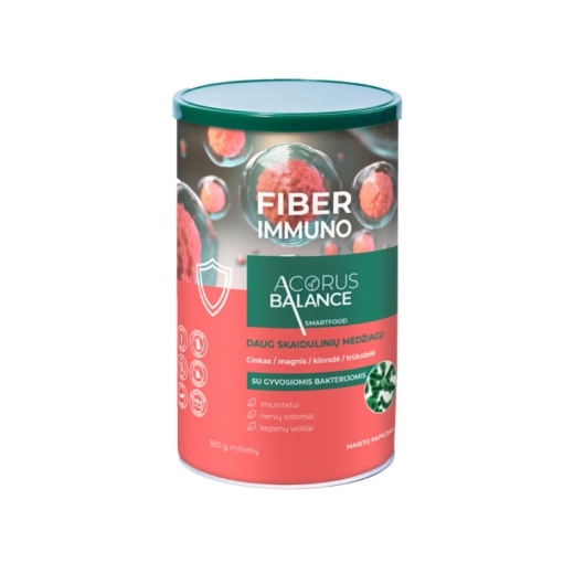 Skaidulos, Immuno fiber - Acorus Balance, 180 g. | Acorus balance ...